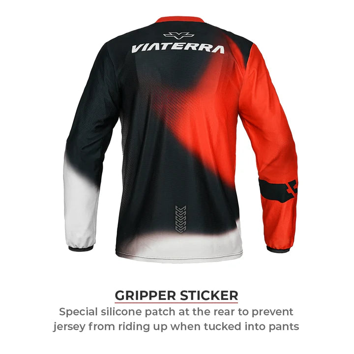 Viaterra Dirt Jersey Flow - Red – Fynx Moto