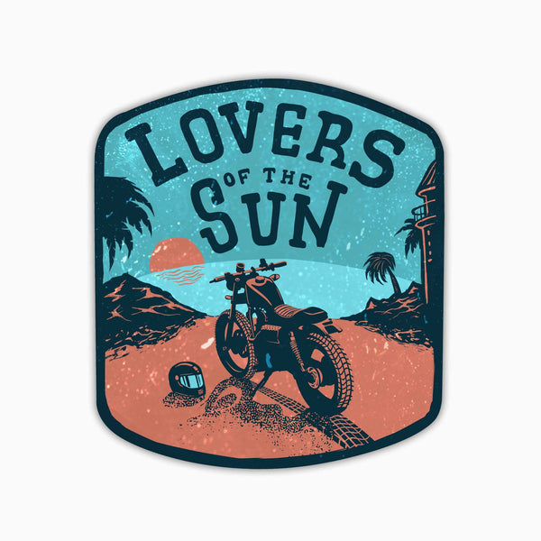 100 Kmph Lovers of the Sun Sticker – Fynx Moto